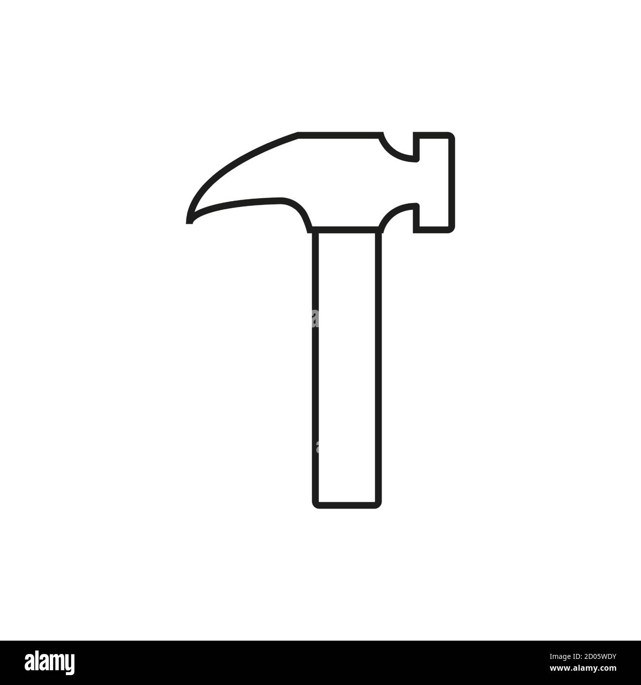 hammer icon Element of building icon for mobile concept and web apps ...