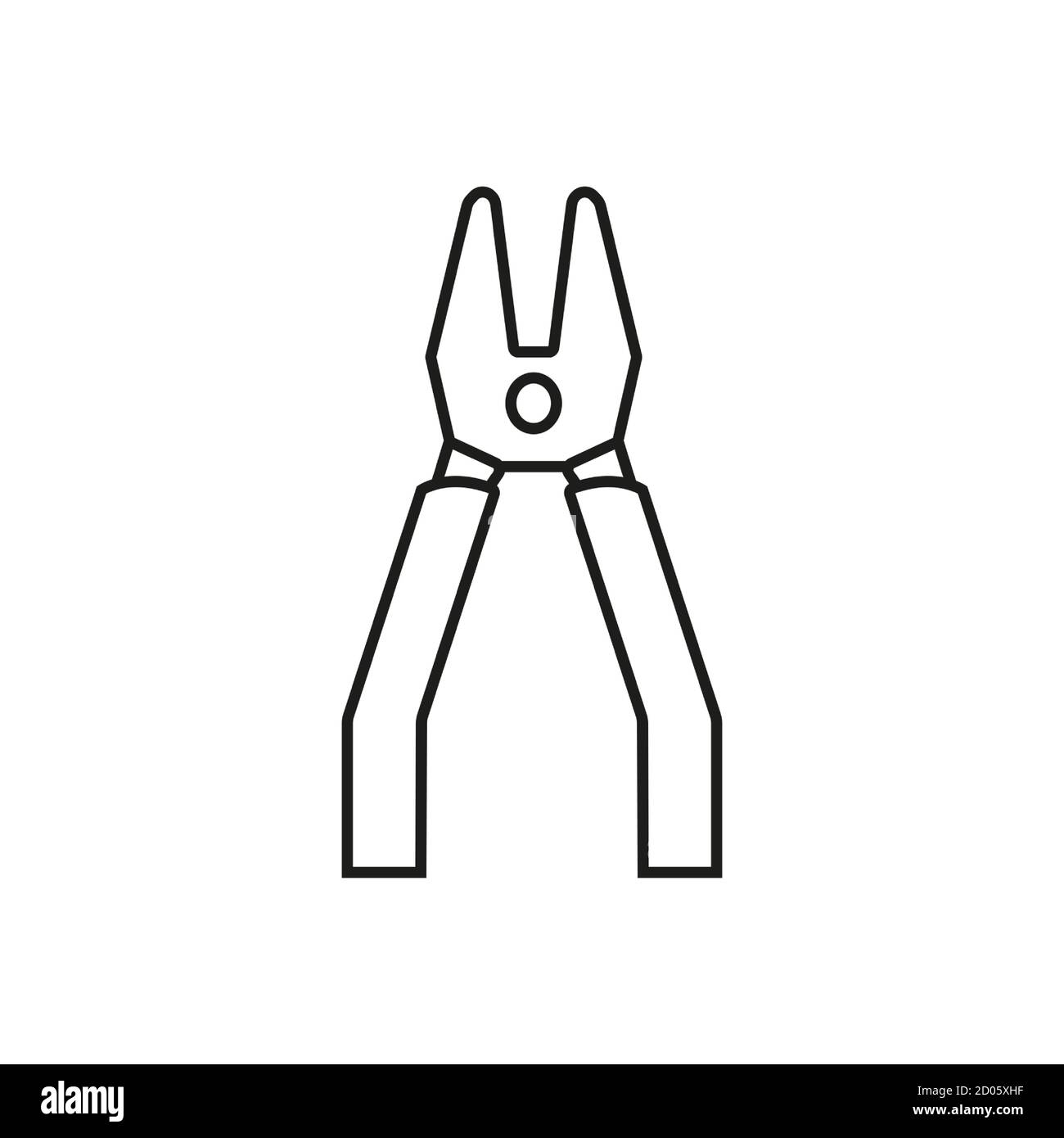 Repair icon set thin Black and White Stock Photos & Images - Alamy