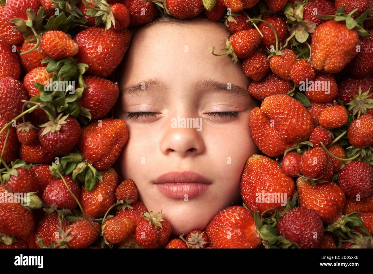 Sad Little Girl Berries Share Emotions: Make It Enjoyable By Finding