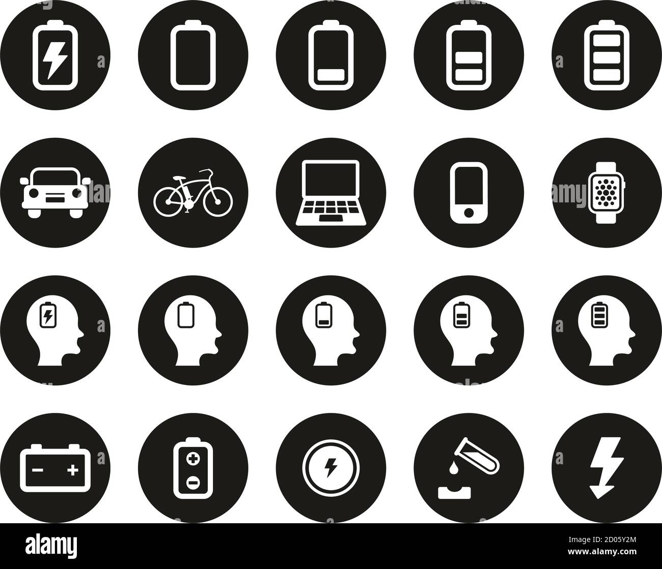 Battery charger on bicycle Cut Out Stock Images & Pictures - Alamy