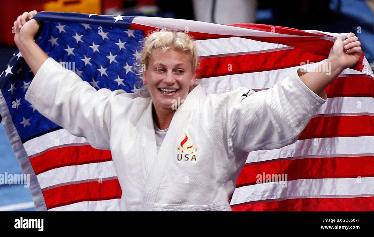 Kayla harrison olympics hi-res stock photography and images - Alamy