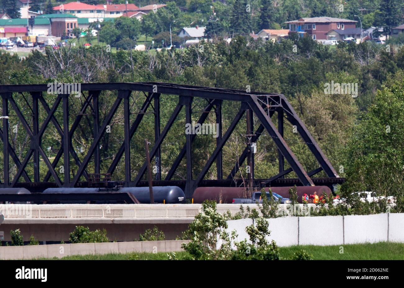 Canada train oil spill hi-res stock photography and images - Alamy