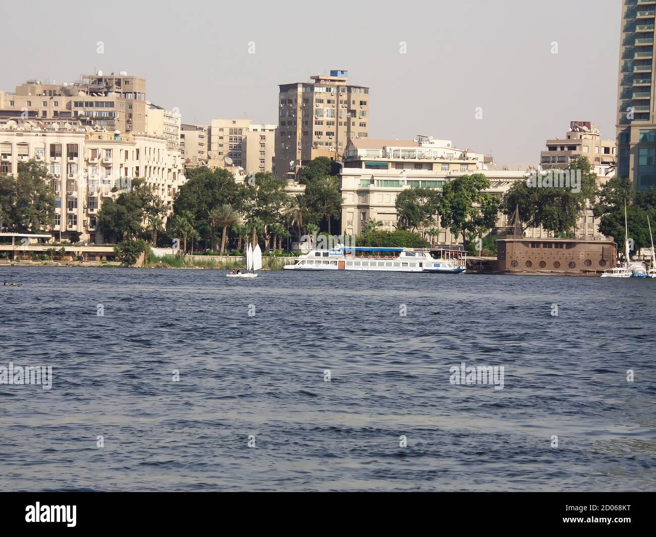 Bank nile river city buildings background hi-res stock photography and ...
