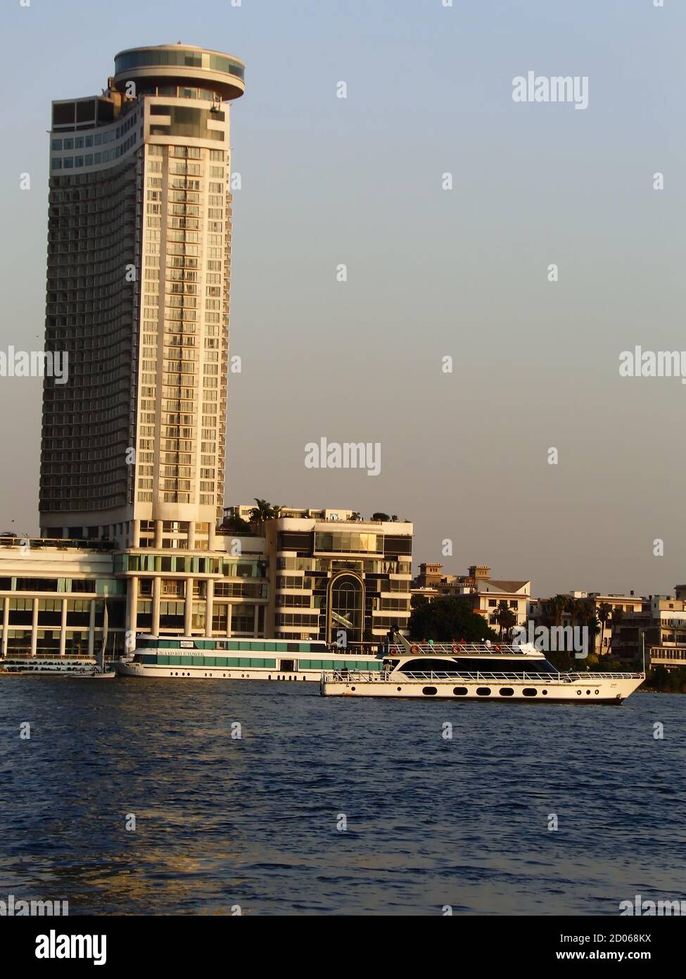 Bank nile river city buildings background hi-res stock photography and ...