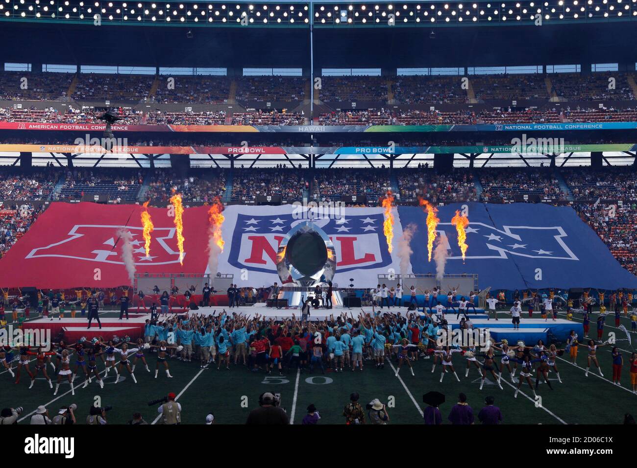 Football fireworks hi-res stock photography and images - Alamy