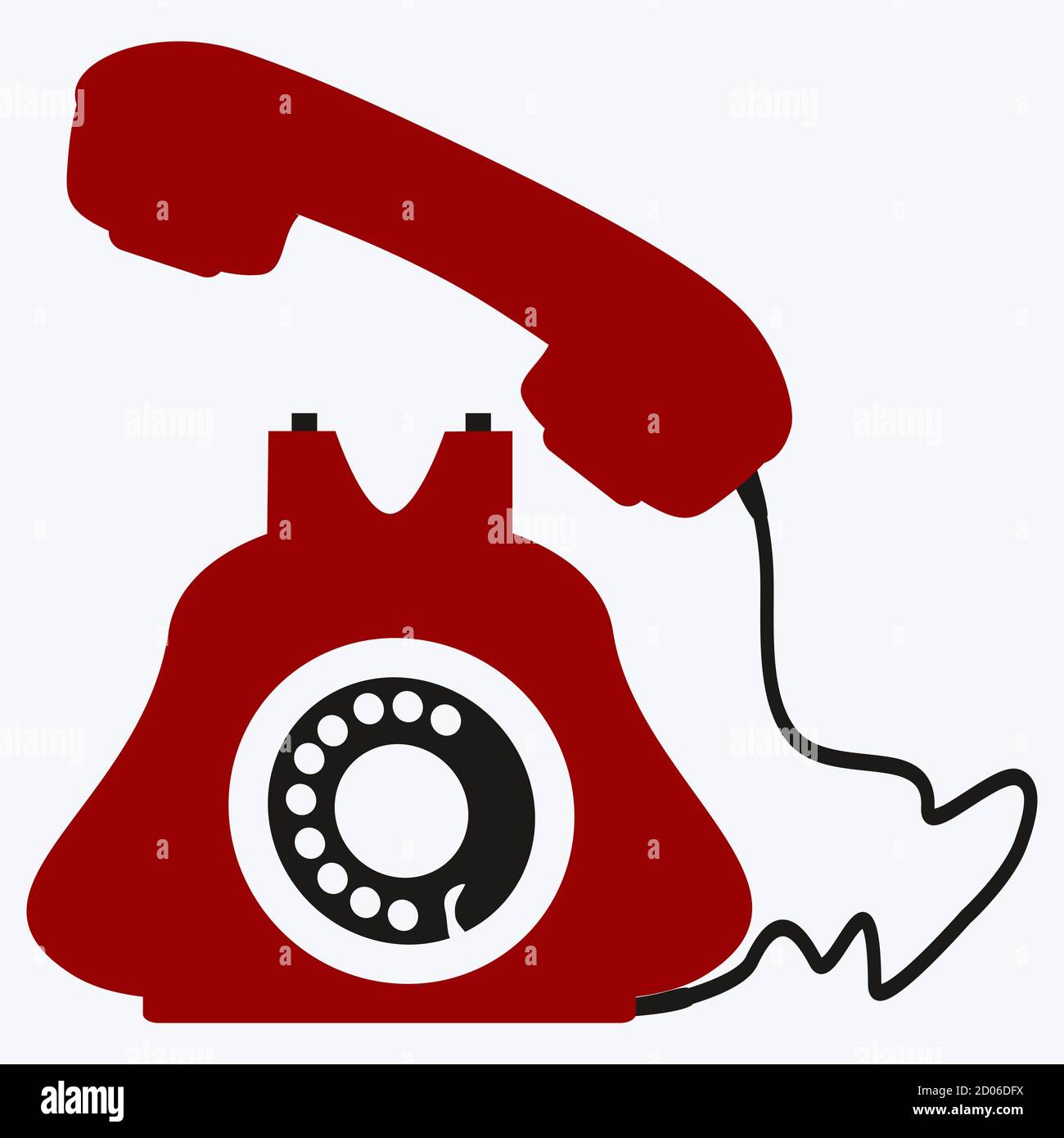 Telephone receiver vector vectors hi-res stock photography and images ...