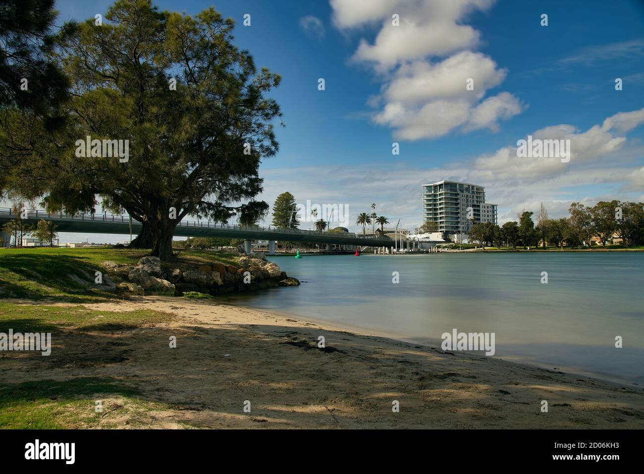 Mandurah Bridge as Estuary Stock Photo - Alamy