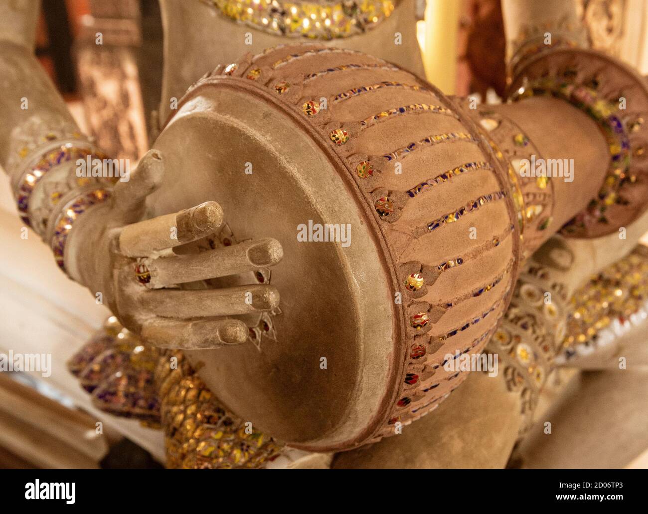 Statue of Imp God in Gangaramaya Temple in Colombo Sri Lanka - Playing ...