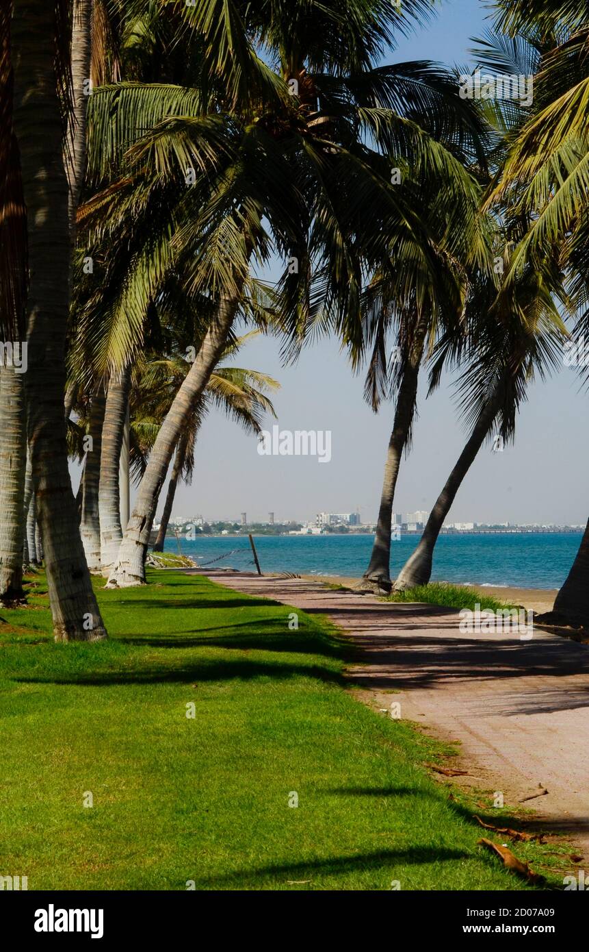 Qurum public beach hi-res stock photography and images - Alamy