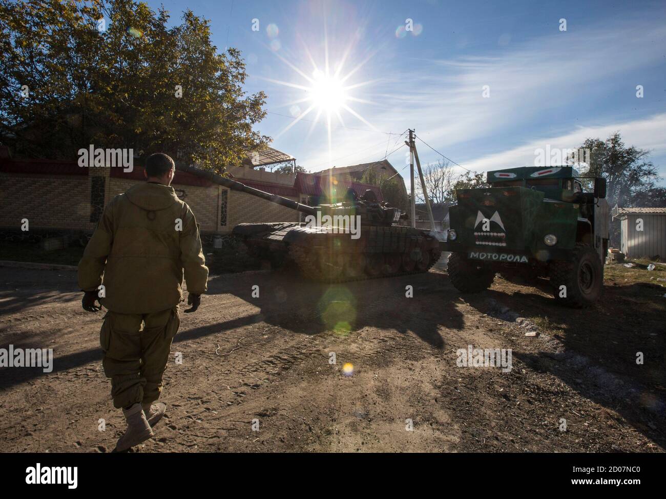 Pro russian tank hi-res stock photography and images - Alamy