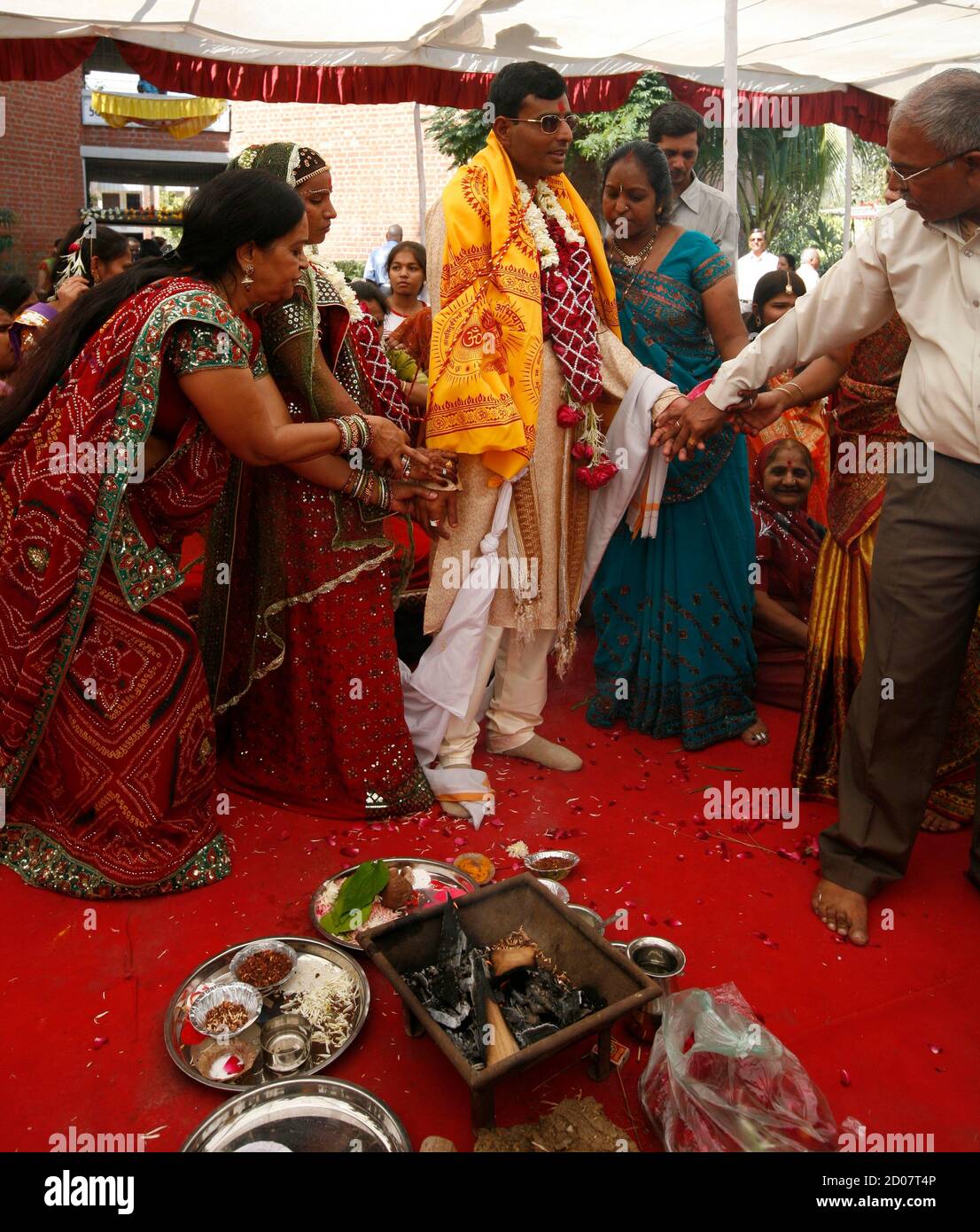 Indian Wedding Ceremony Fire