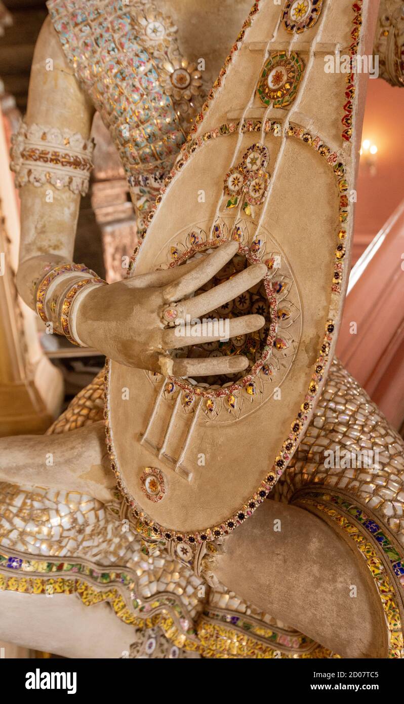Statue of Imp God in Gangaramaya Temple in Colombo Sri Lanka - Playing ...