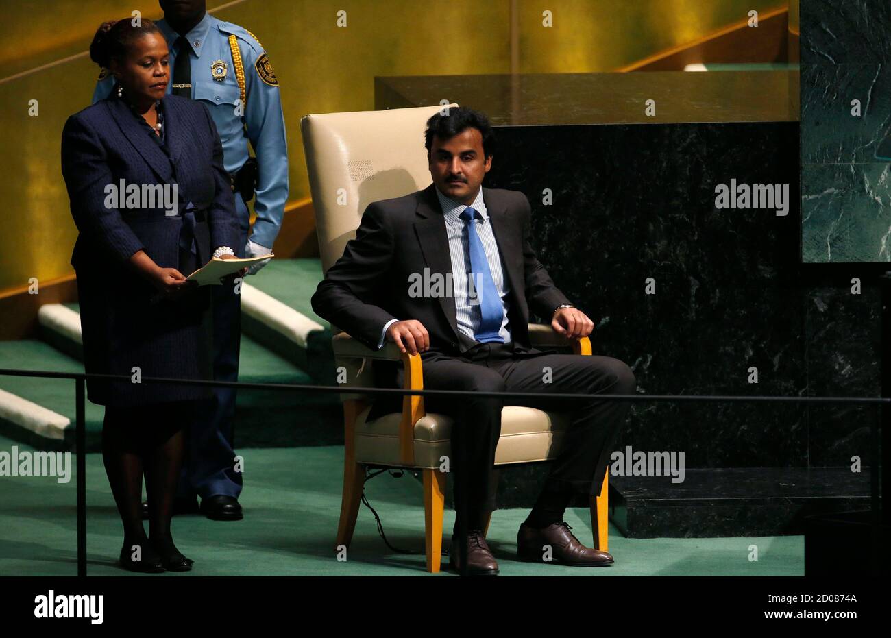 Sheikh tamim bin hamad al thani un hi-res stock photography and images ...