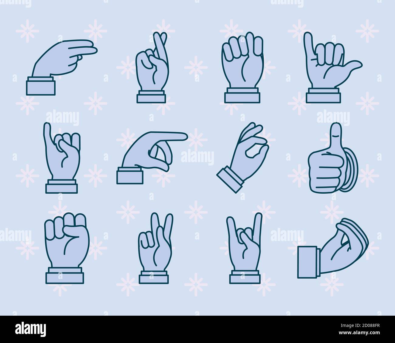 Handing over letters Stock Vector Images - Alamy