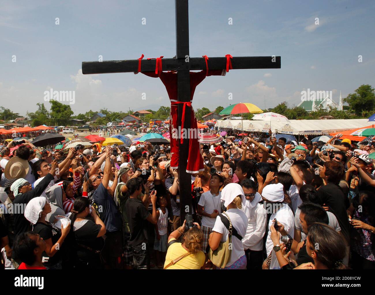 Jesus hanging on a cross hi-res stock photography and images - Alamy