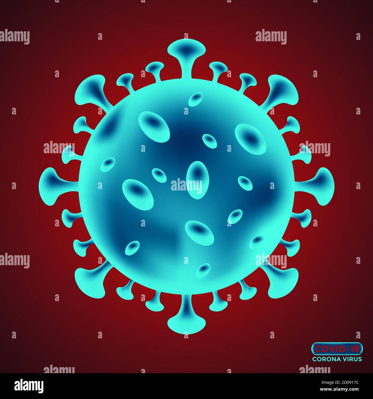 an illustration of the covid 19 or corona virus that is endemic around ...