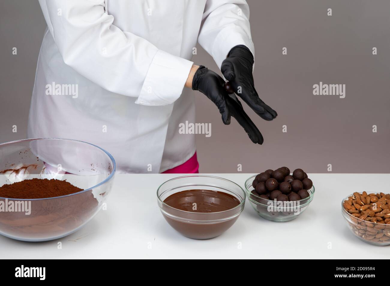 Black truffle hands hi-res stock photography and images - Alamy