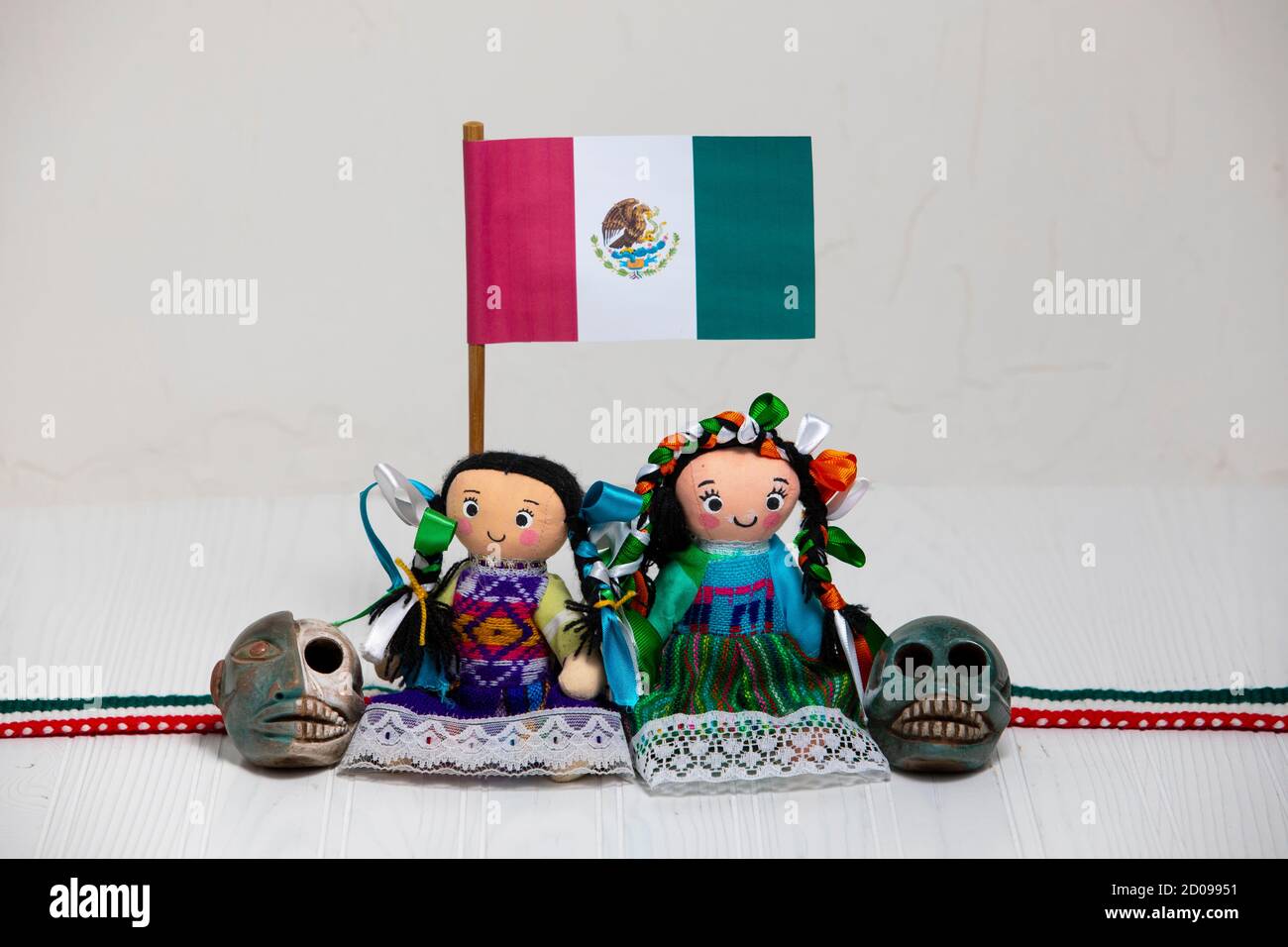 Mexican Independence day arrangement dolls Stock Photo - Alamy