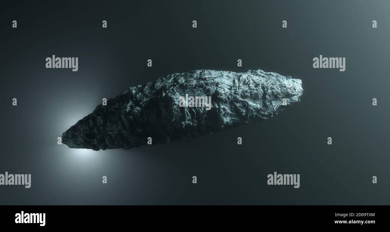 Oumuama Asteroid visitor from interstellar space Stock Photo - Alamy