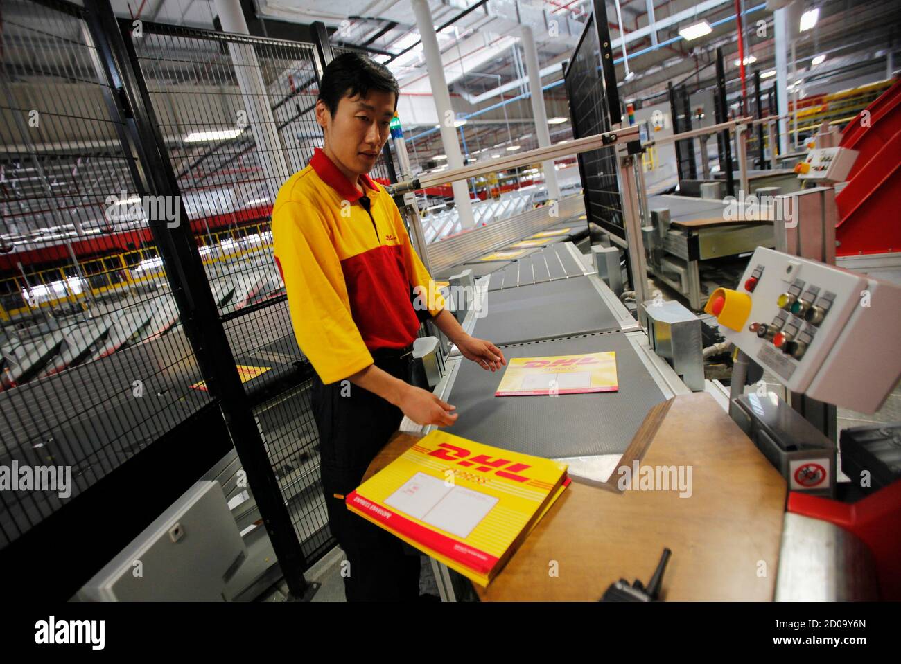 Dhl employee hi-res stock photography and images - Alamy