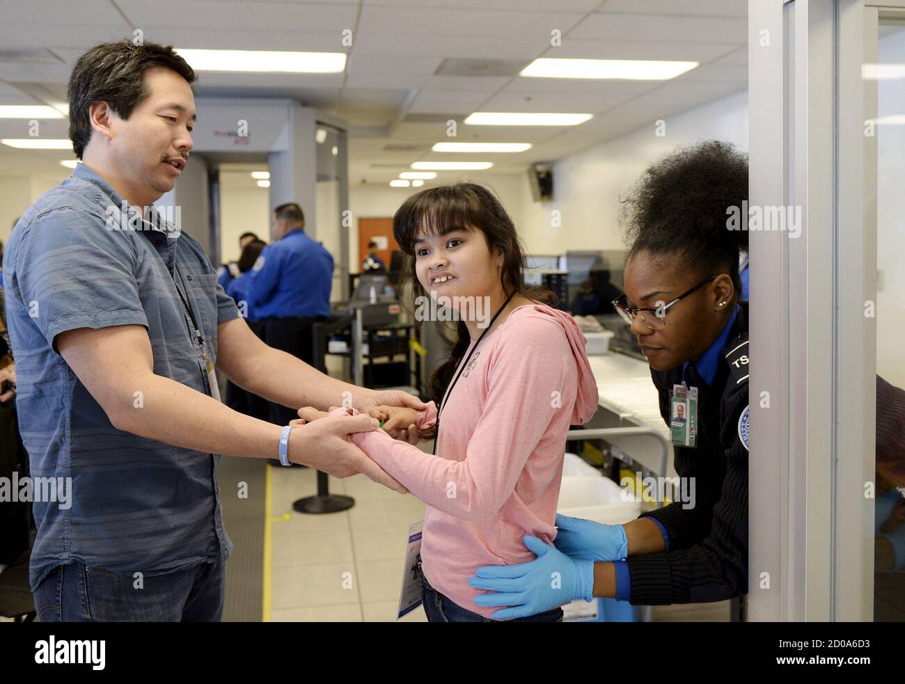 Security pat down search hi-res stock photography and images - Alamy