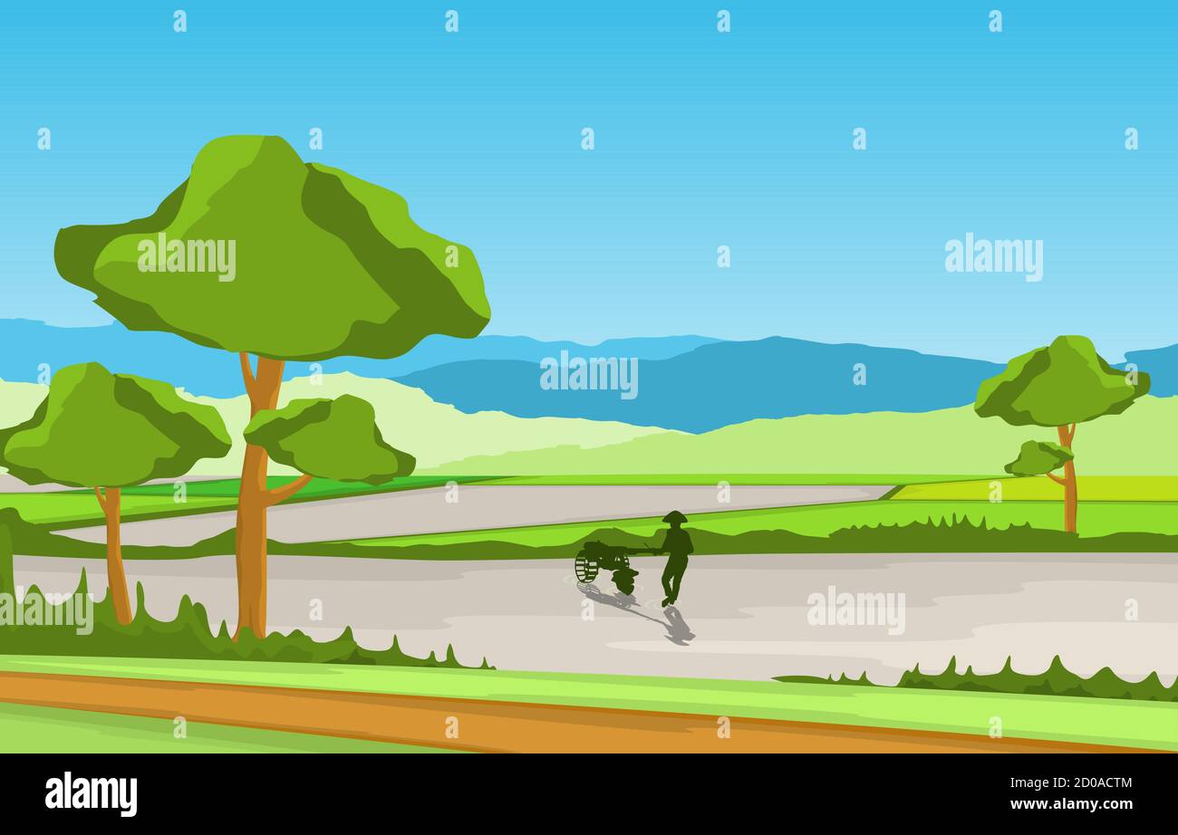 Asian tractor production Stock Vector Images - Alamy