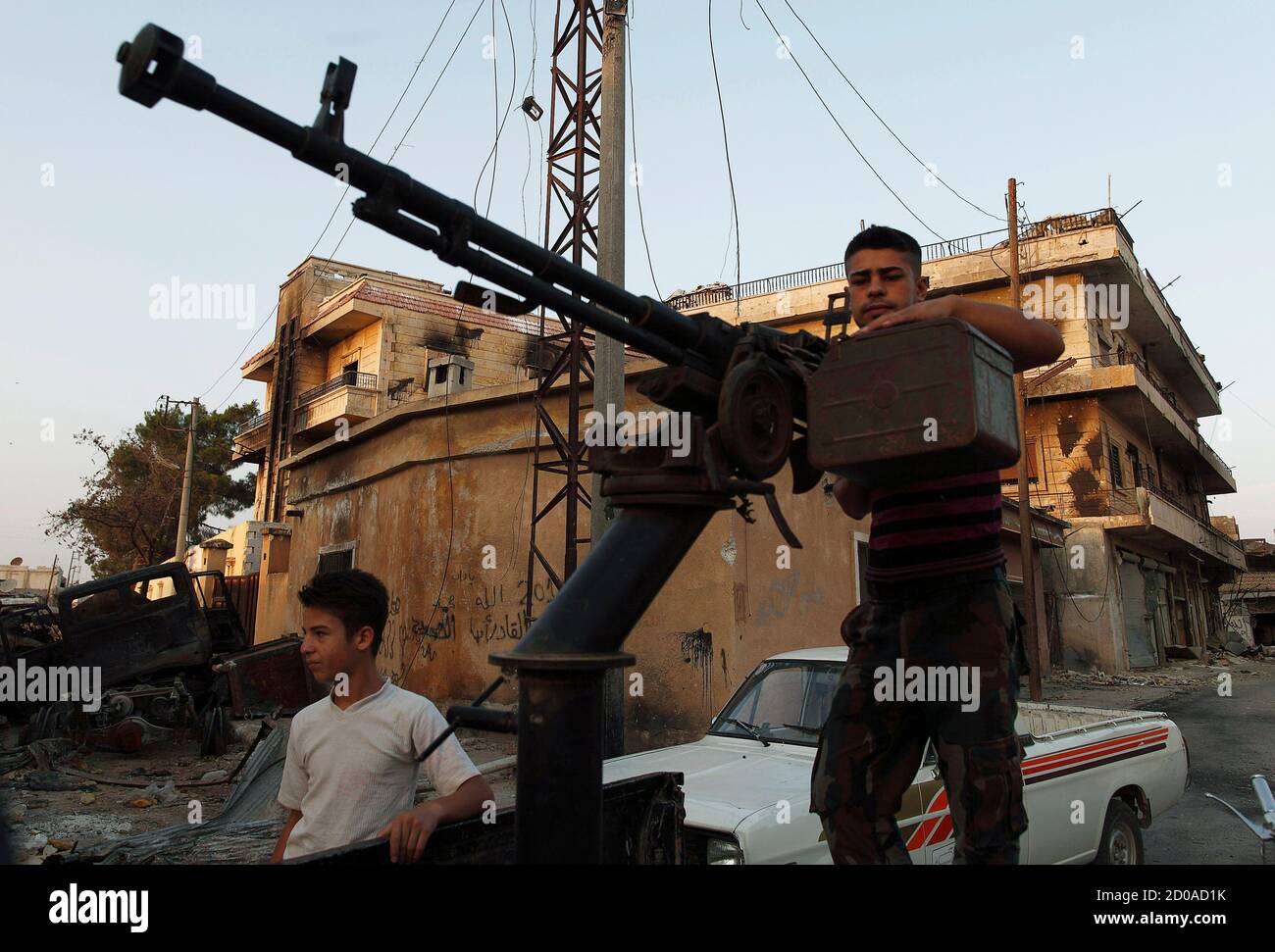 Anti aircraft machine gun hi-res stock photography and images - Alamy