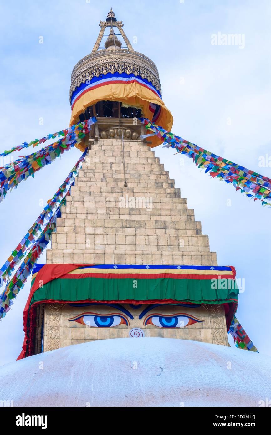 Boudhanath stupa is one of the largest stupa in the world, which is ...