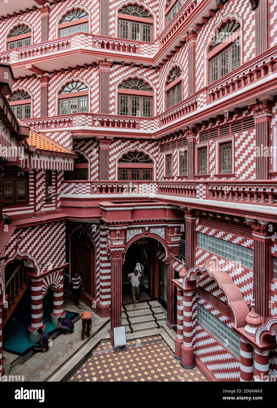 ED-Colombo, Sri Lanka - 2019-30-19 - Interior of Red Mosque of Colombo ...