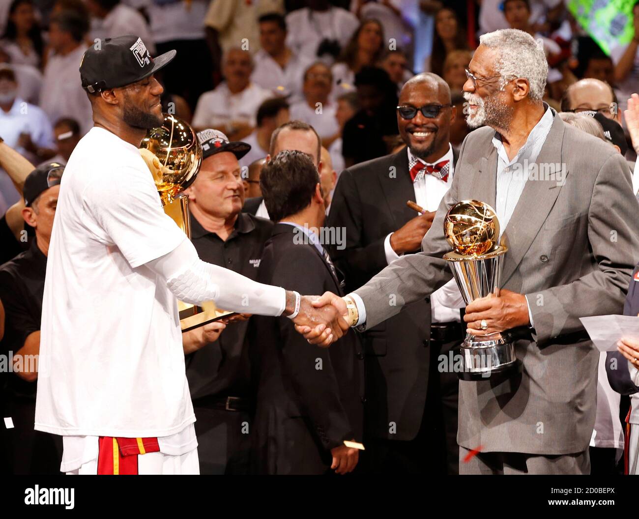 Nba mvp trophy bill russell hi-res stock photography and images - Alamy