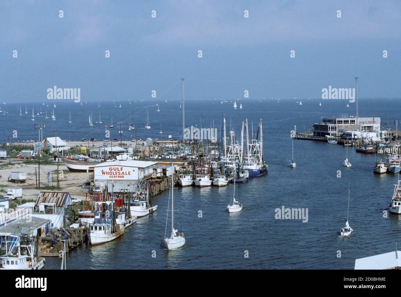 Seabrook and Kemah, Texas waterfront historic scenes Stock Photo - Alamy