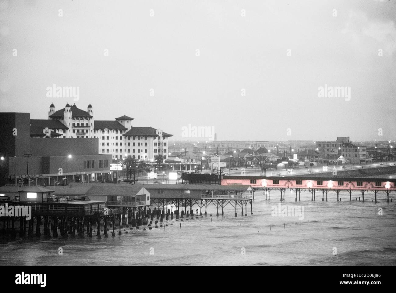 Galveston, Texas waterfront historic scenes Stock Photo - Alamy