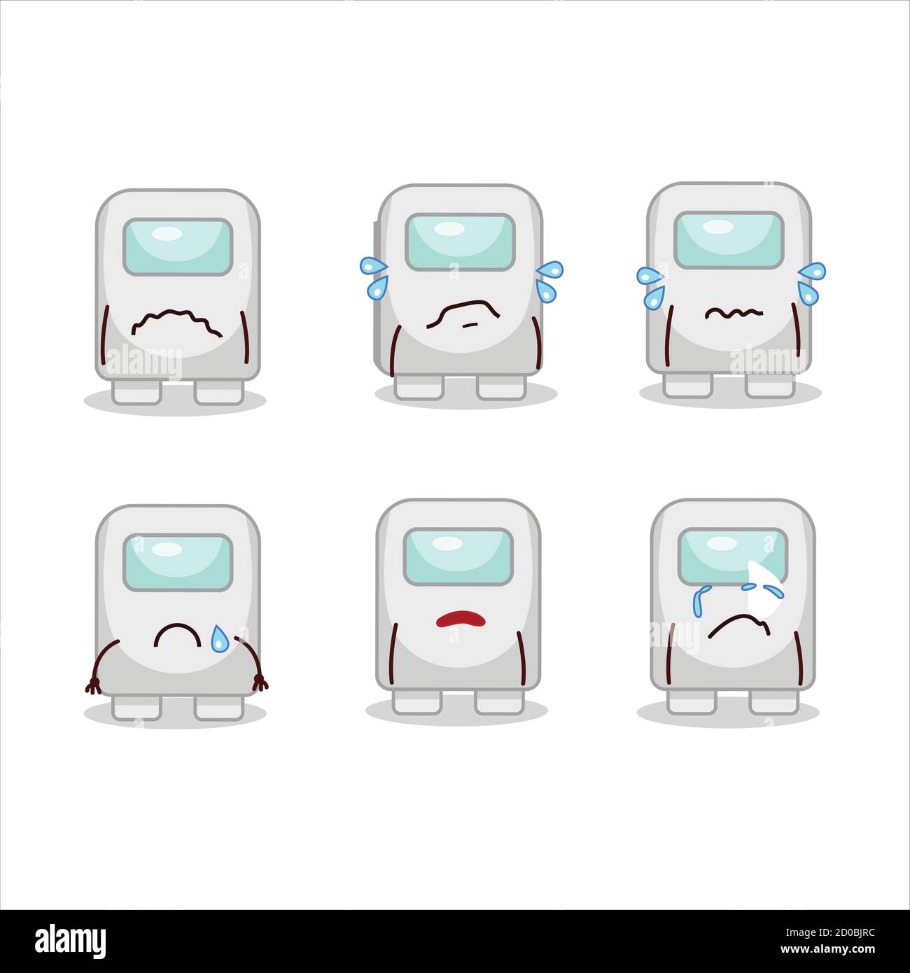 Among us white cartoon character with sad expression Stock Vector Image ...