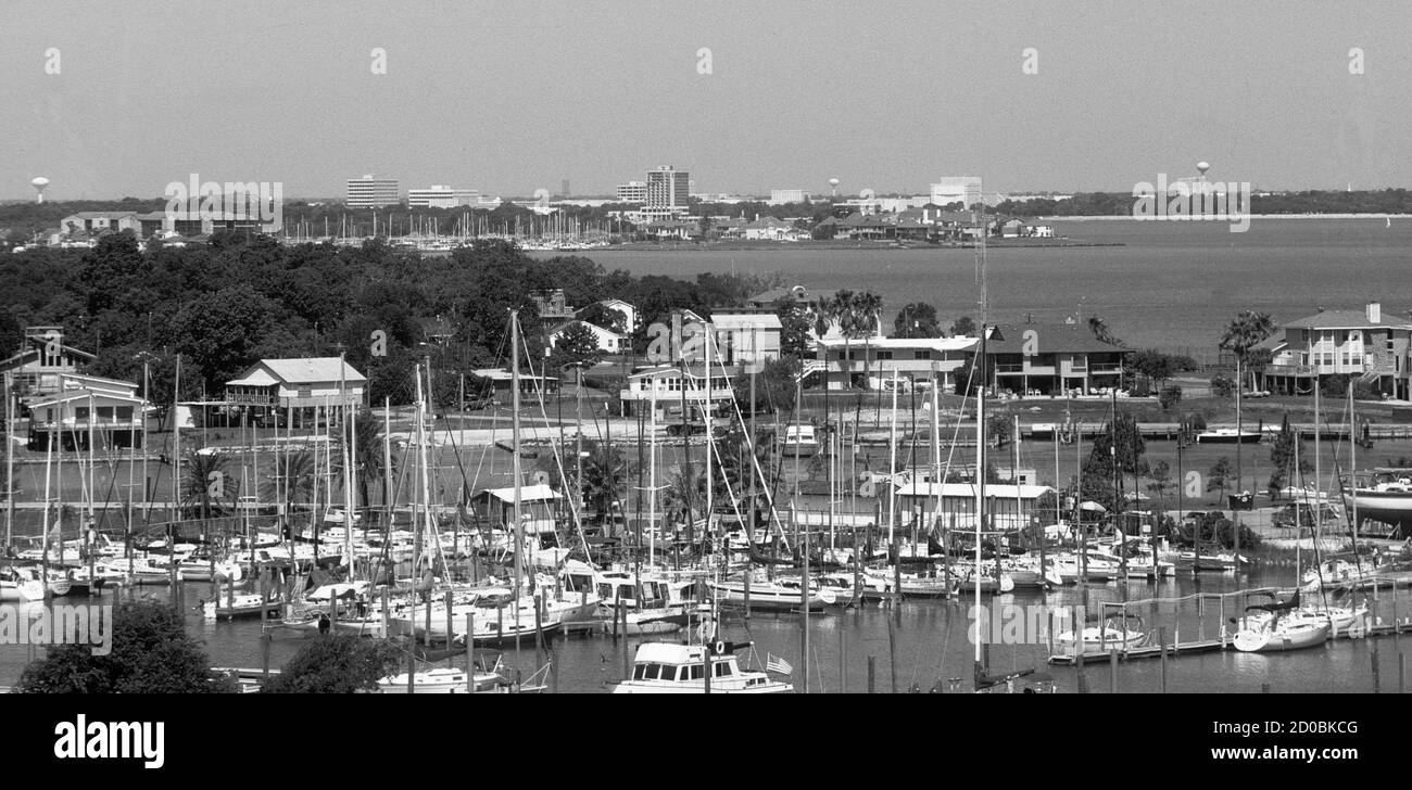 Kemah boardwalk Black and White Stock Photos & Images - Alamy