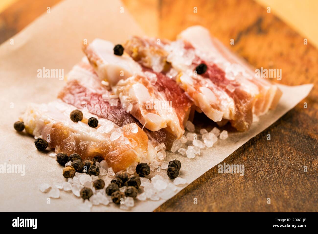 Salted pork hi-res stock photography and images - Alamy