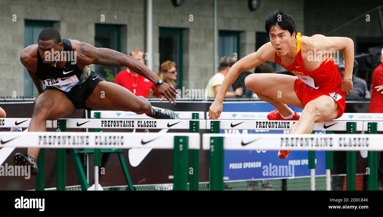 Leads 110m Hurdles High Resolution Stock Photography and Images - Alamy