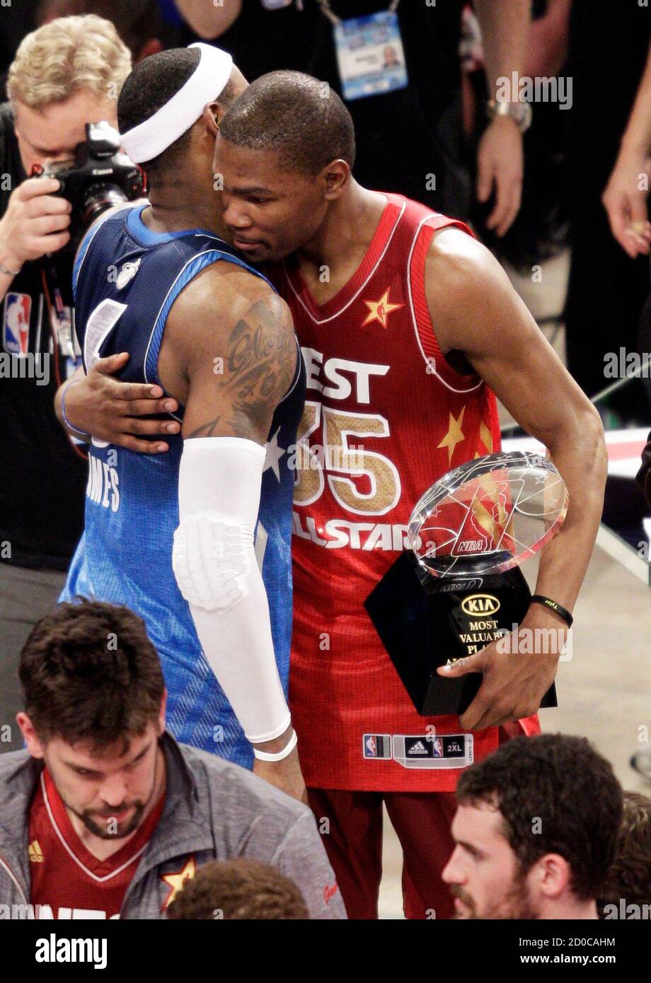 Nba all star game lebron durant hi-res stock photography and images - Alamy