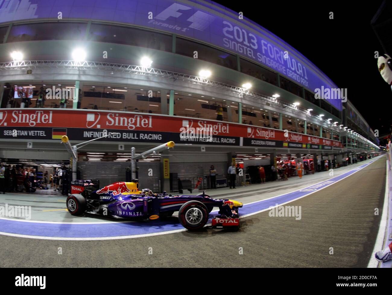 Formula 1 Red Bull Pit Garage High Resolution Stock Photography and ...