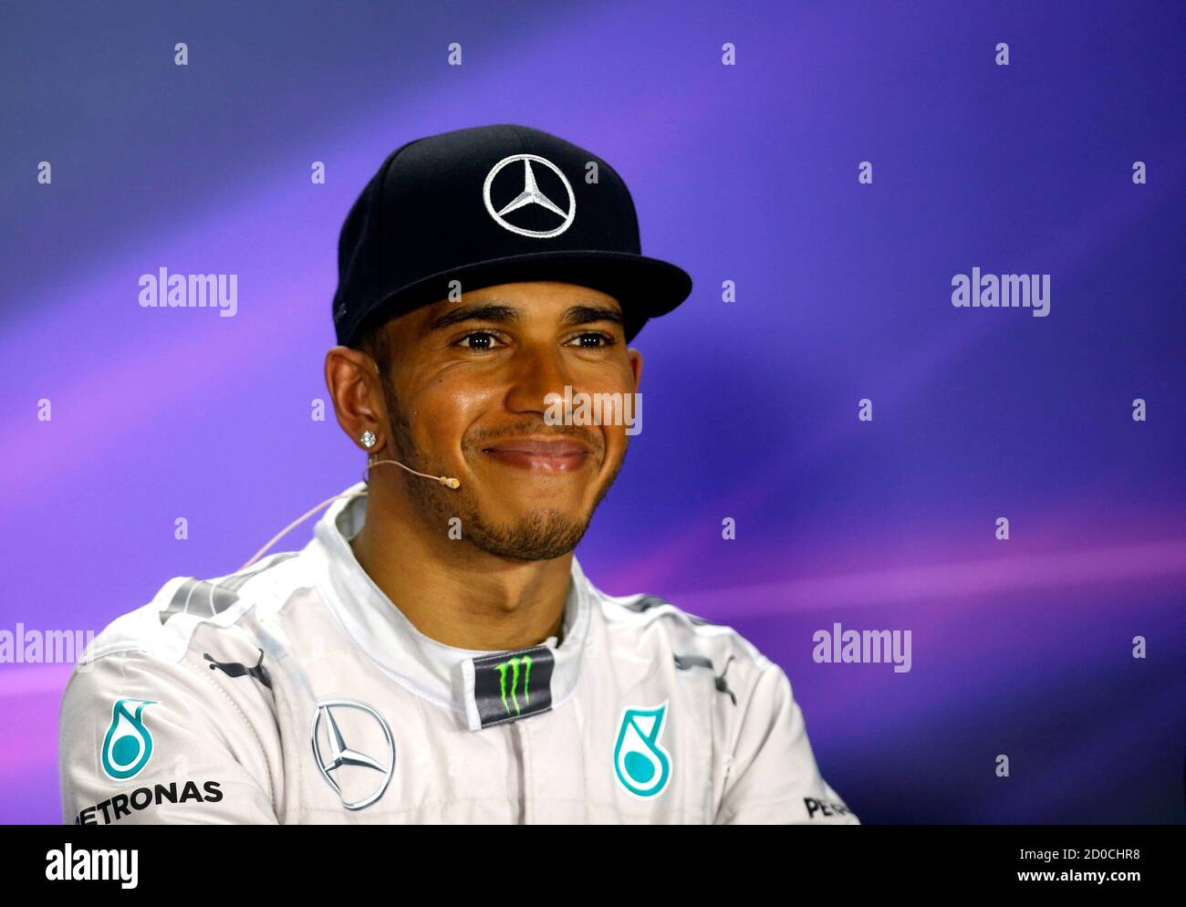 The steering wheel of lewis hamilton hi-res stock photography and ...