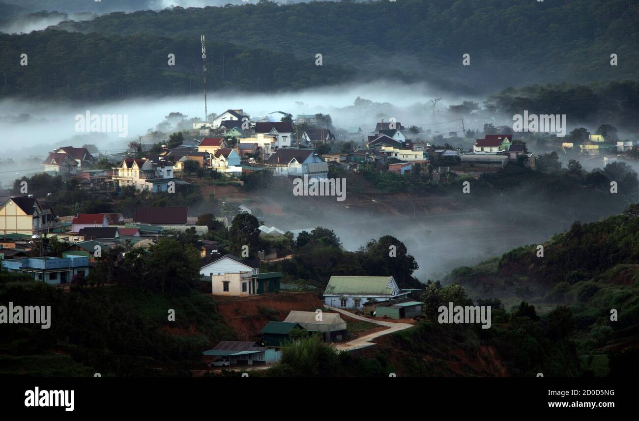Da Lat suburbs Stock Photo - Alamy