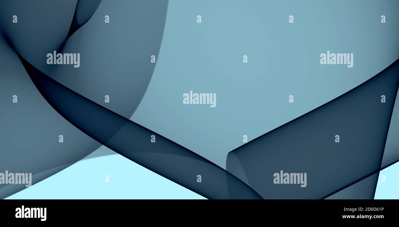 Abstract background with shades of blue stripes - 2D illustration Stock ...
