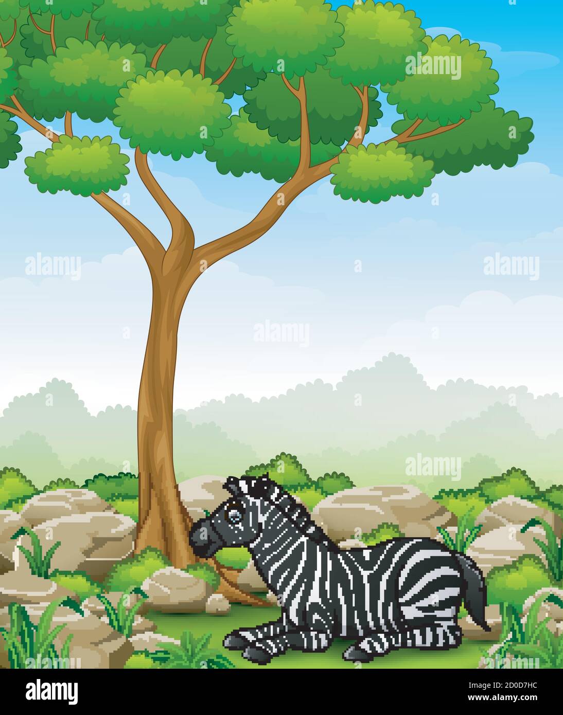 Cartoon Zebra High Resolution Stock Photography and Images - Alamy