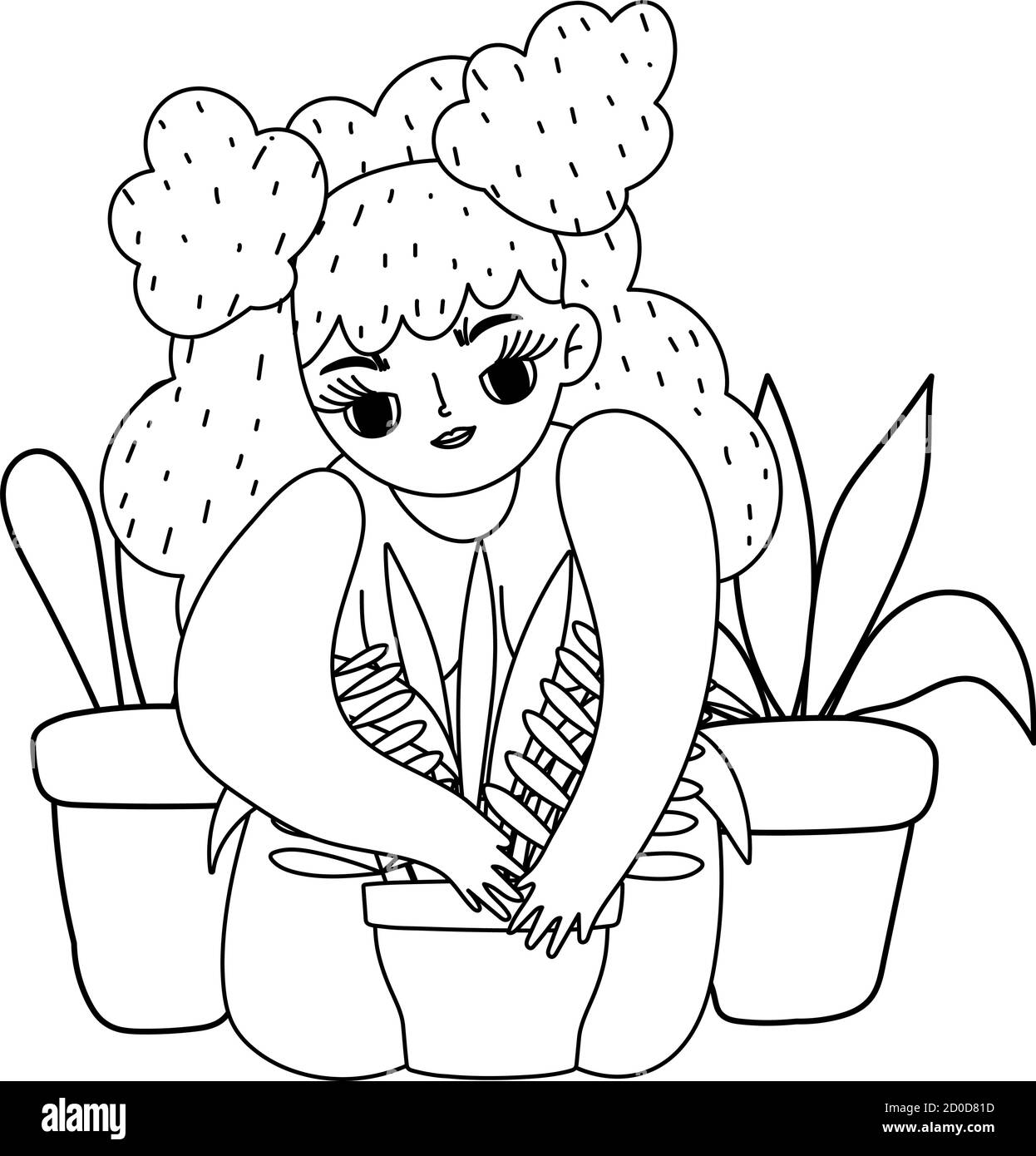 Curly scene Stock Vector Images - Alamy