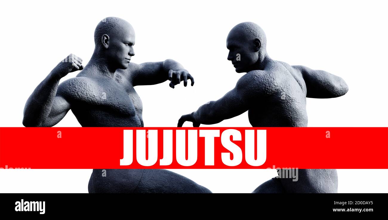 Jujutsu Class Combat Fighting Sports Background Stock Photo - Alamy