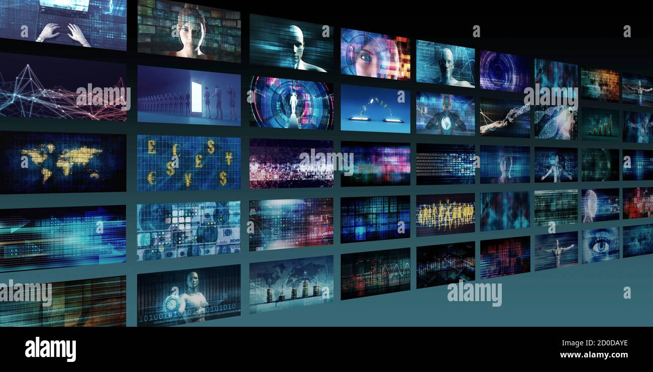 Information Technology Solutions as a Presentation Art Stock Photo - Alamy