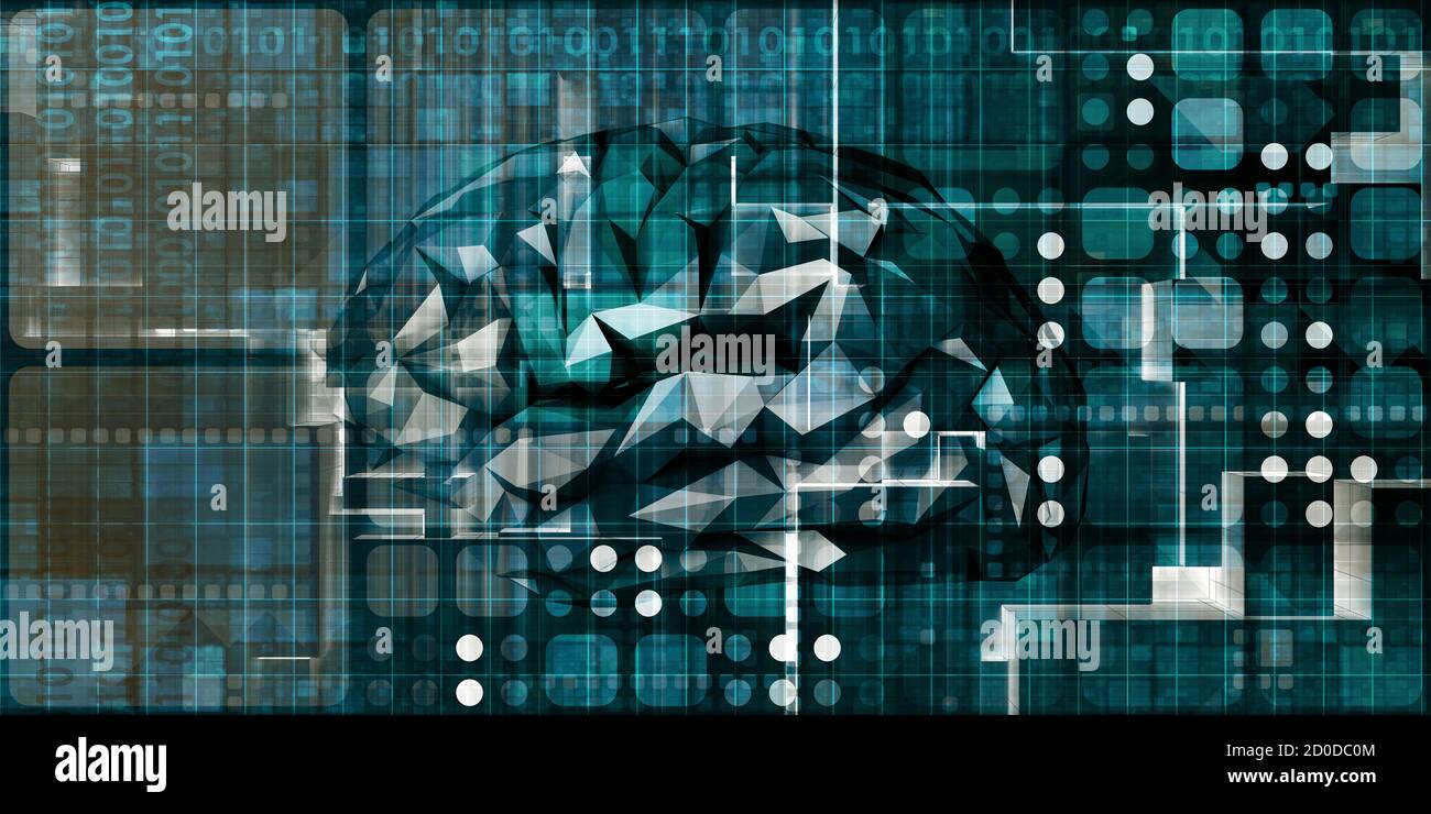 Neural Network Science Engineering Technology as Concept Stock Photo ...