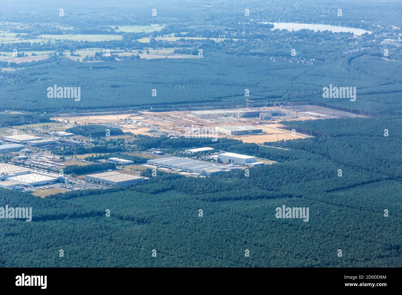 Berlin, Germany - August 19, 2020: Tesla Gigafactory Berlin Brandenburg ...
