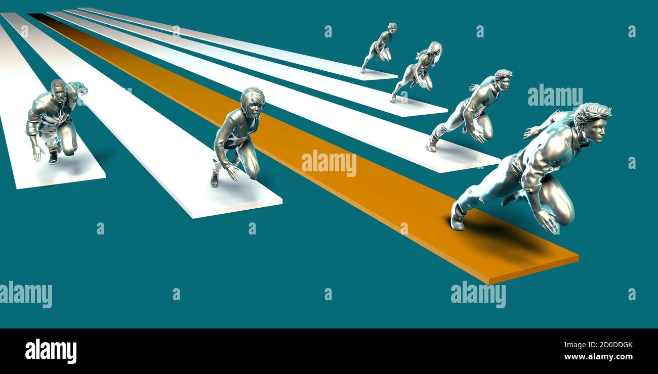 Empowered Business Team Ready for Success Concept Stock Photo - Alamy