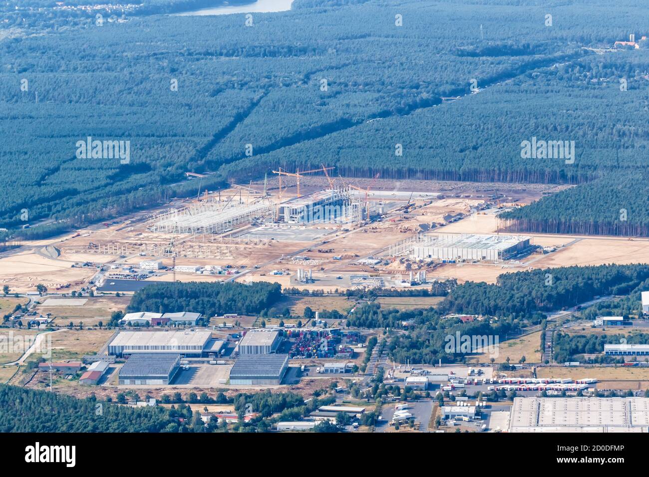 Berlin, Germany - August 19, 2020: Tesla Gigafactory Berlin Brandenburg ...