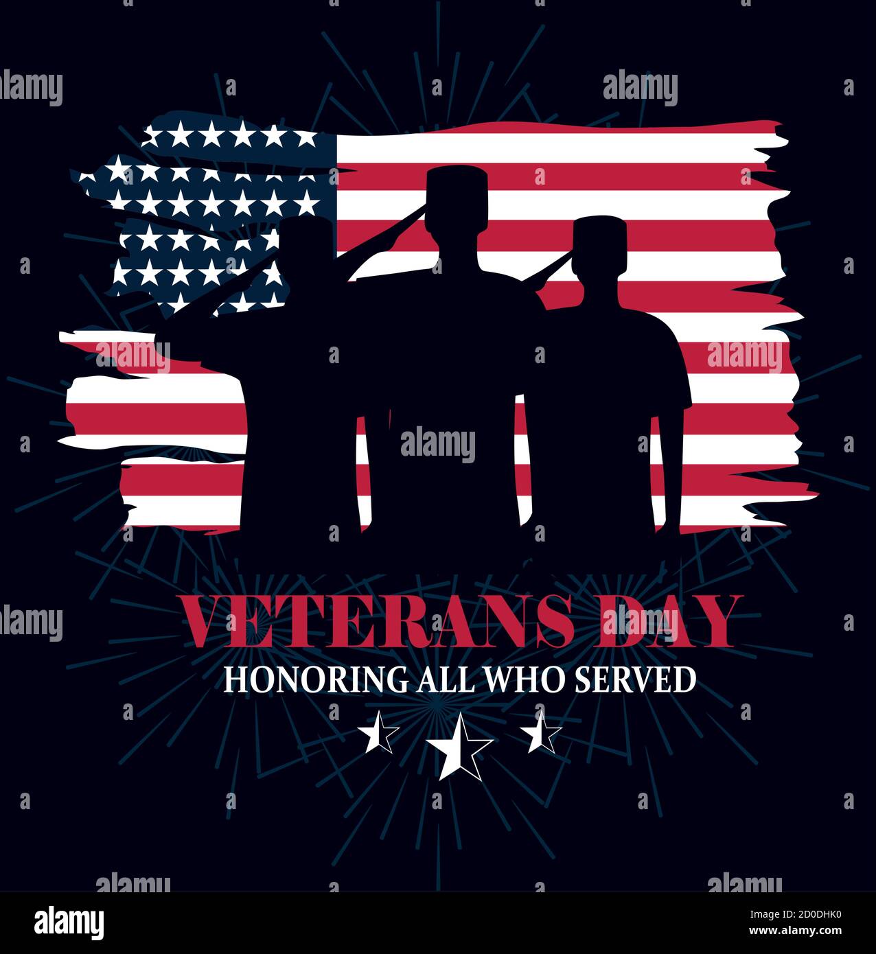 happy veterans day, grunge american flag soldiers remember and honor ...